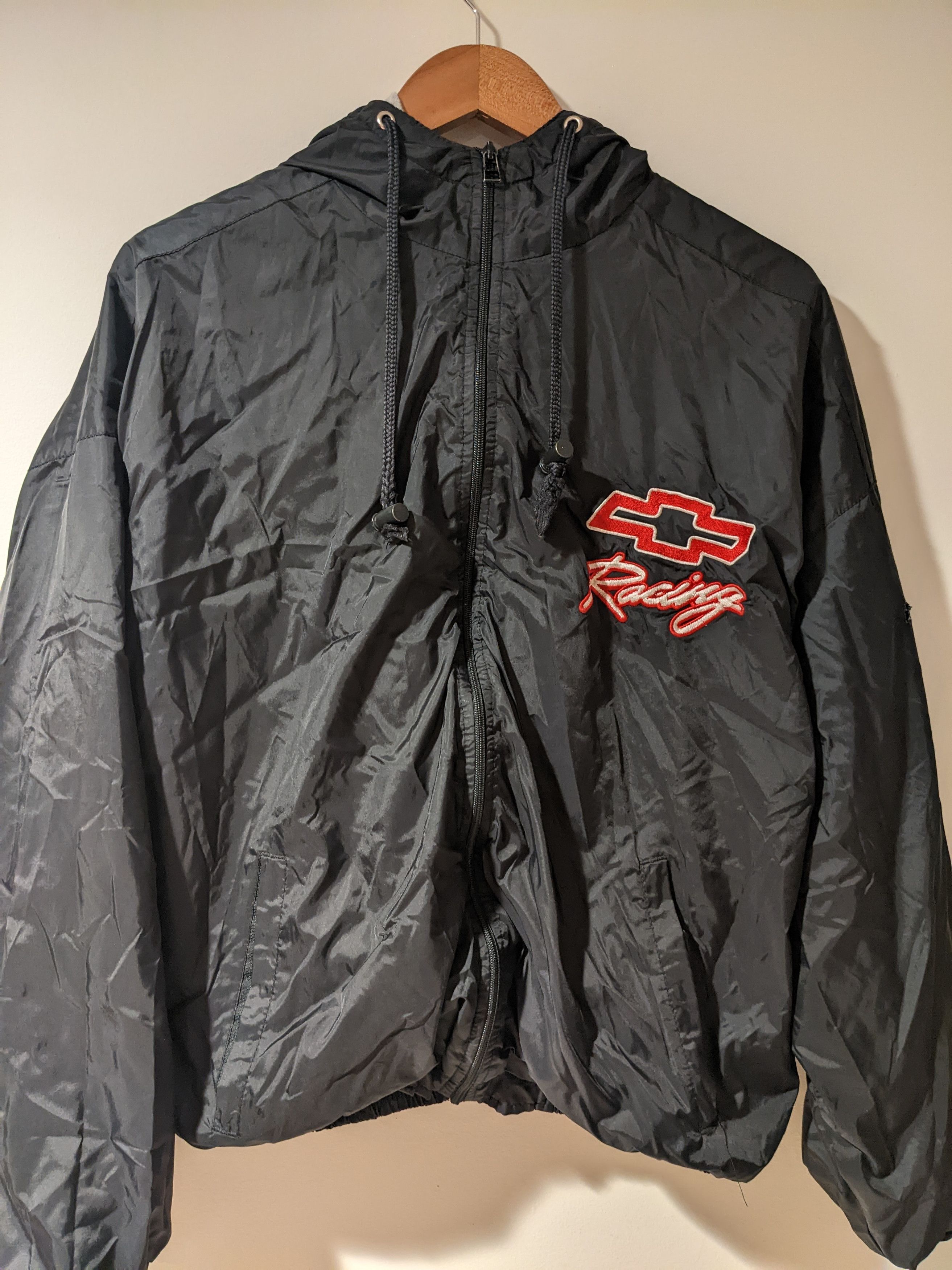 Vintage Vintage Chevy Racing Nascar Chase Authentic Black Jacket | Grailed