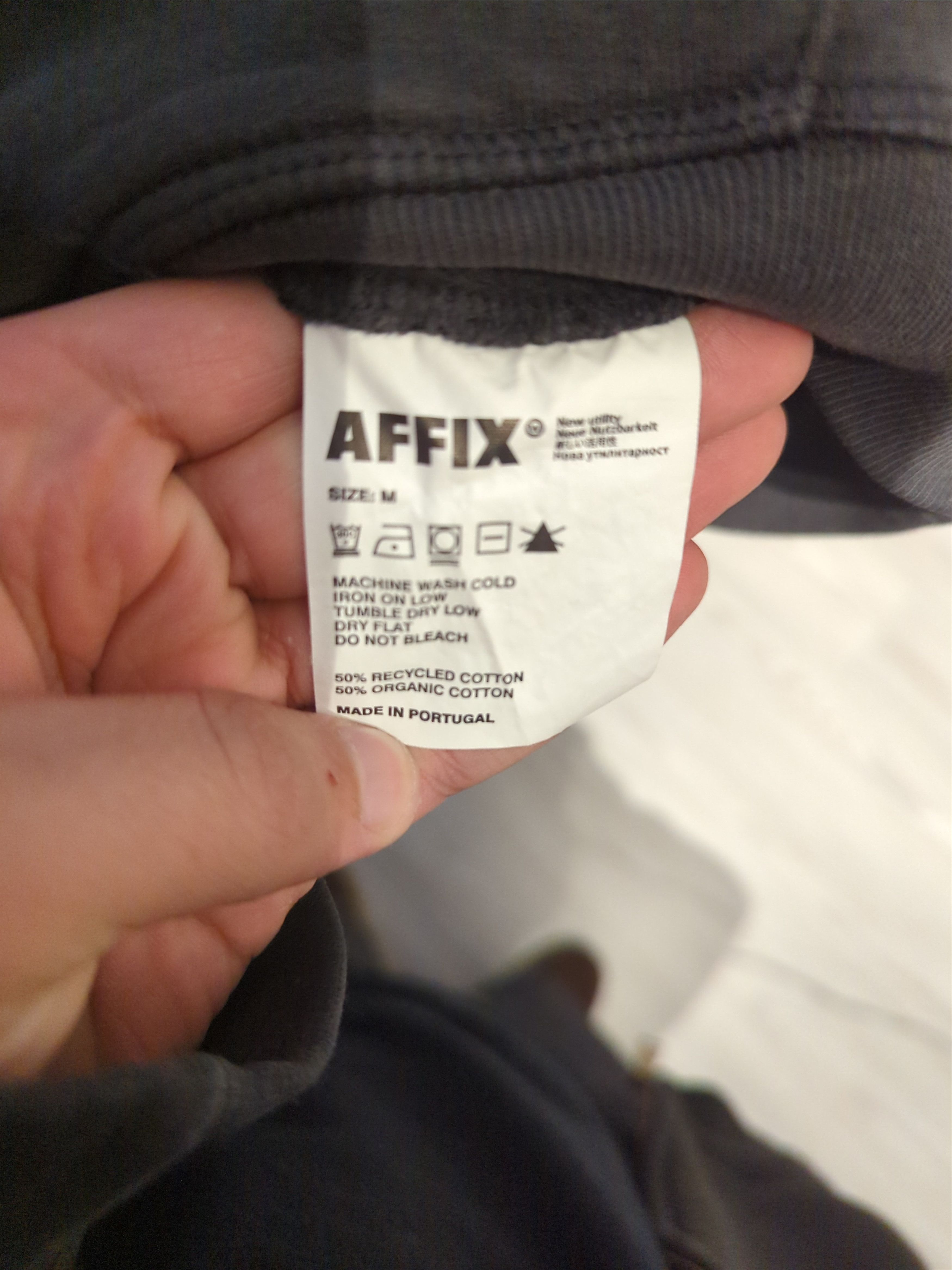 Affix Works Affix works logo hoodie | Grailed