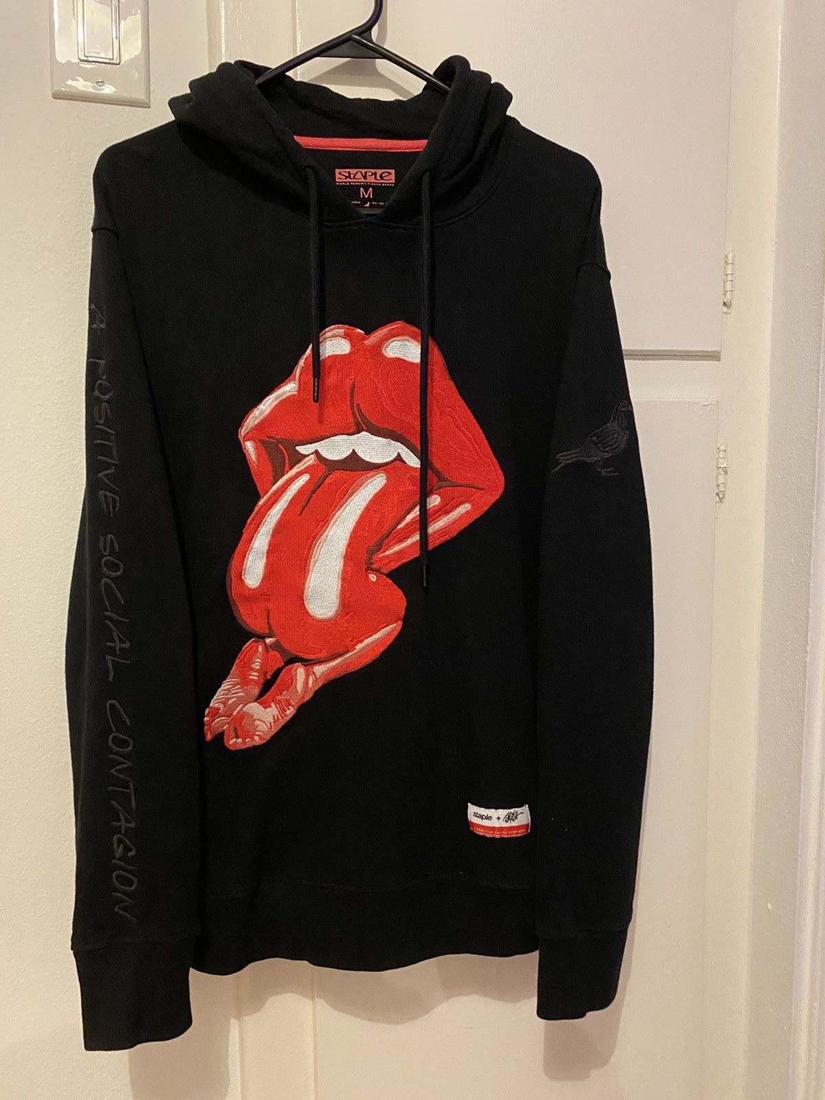 Staple Staple x Ron English Lips Hoodie | Grailed