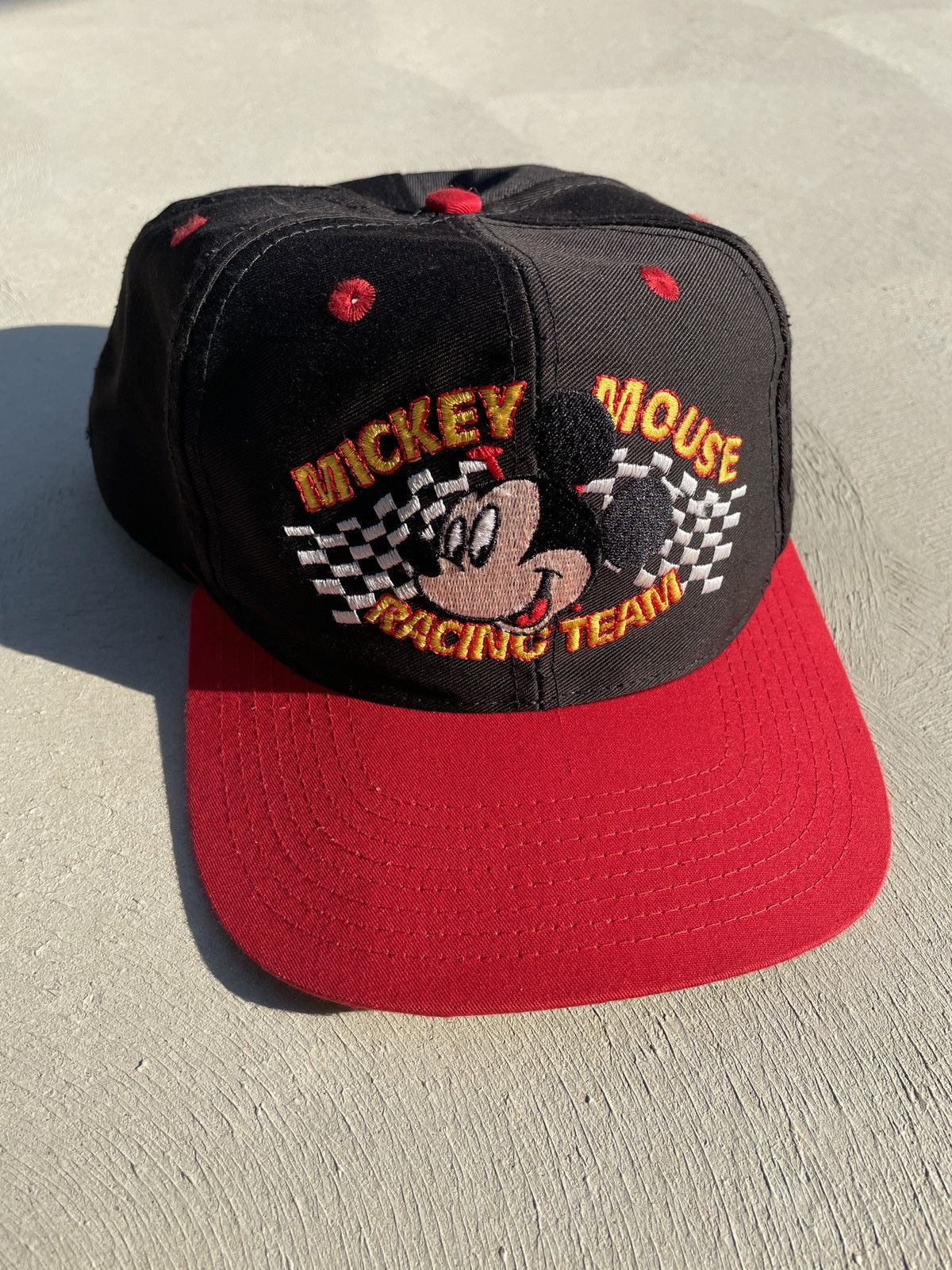 Vintage Mickey Mouse racing team hat | Grailed