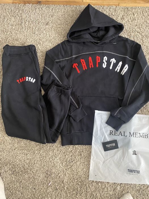Trapstar London Trapstar Red Arch Chennille TrackSuit | Grailed