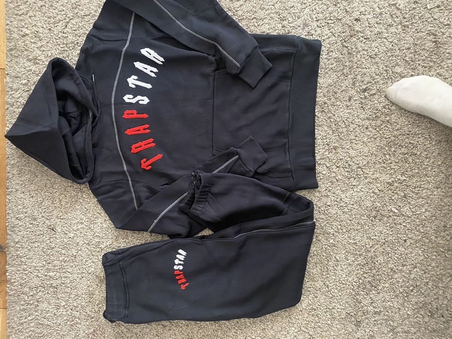 Trapstar London Trapstar Red Arch Chennille TrackSuit | Grailed