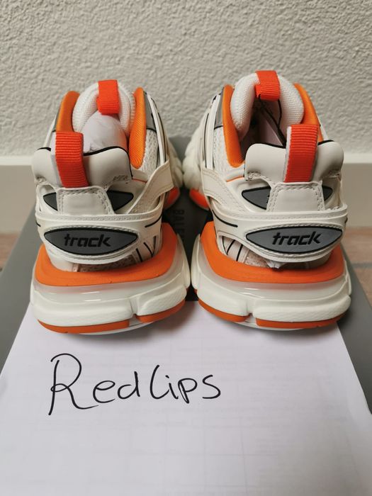 Balenciaga Balenciaga Track Orange White | Grailed