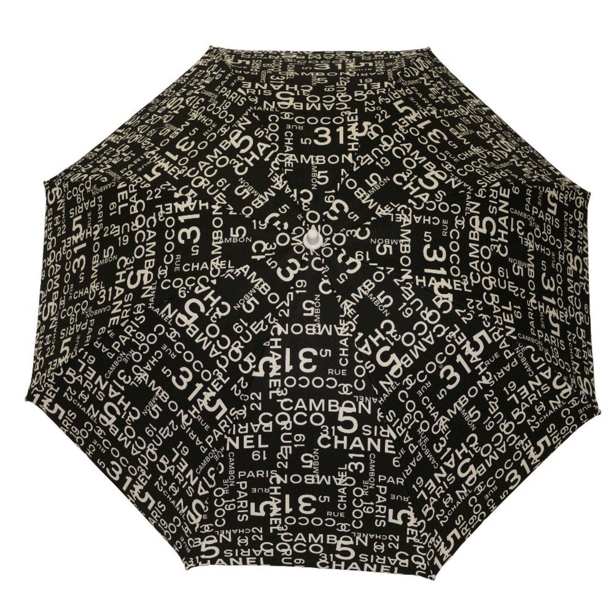 Chanel CHANEL Parasol Umbrella by Sealine Cotton Black Unisex | Grailed