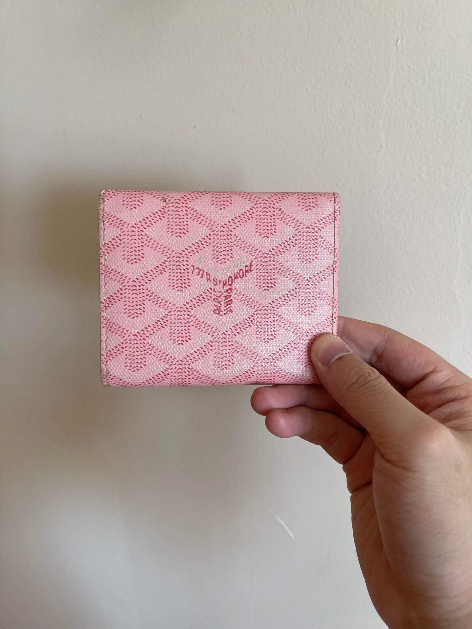 Goyard Pink Goyard Wallet | Grailed