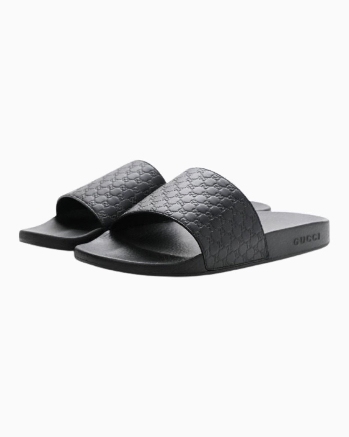 Gucci Gucci GG Web Print Pool Slide | Grailed