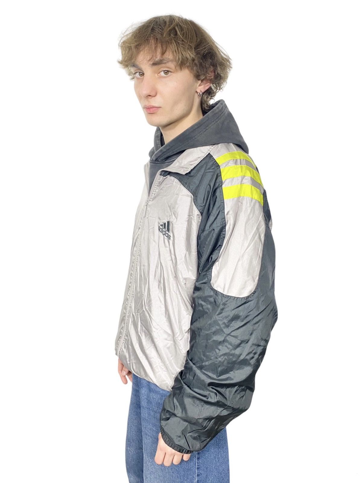 Adidas × Vintage 👽SICK👽90s Adidas Rave Jacket Vintage Rare Track Y2K ...