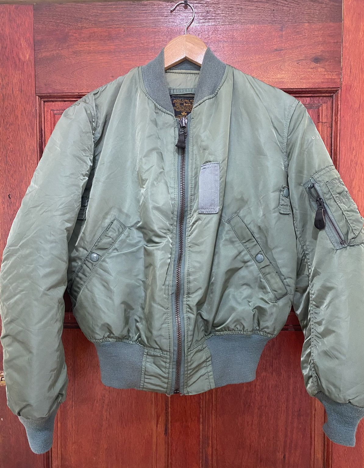 Alpha Industries Vintage Alpha Industries Air Force MA-1 Bomber Jacket | Grailed