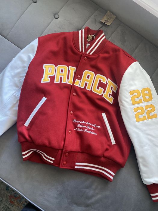 Palace Palace Greek Varsity Jacket | Grailed