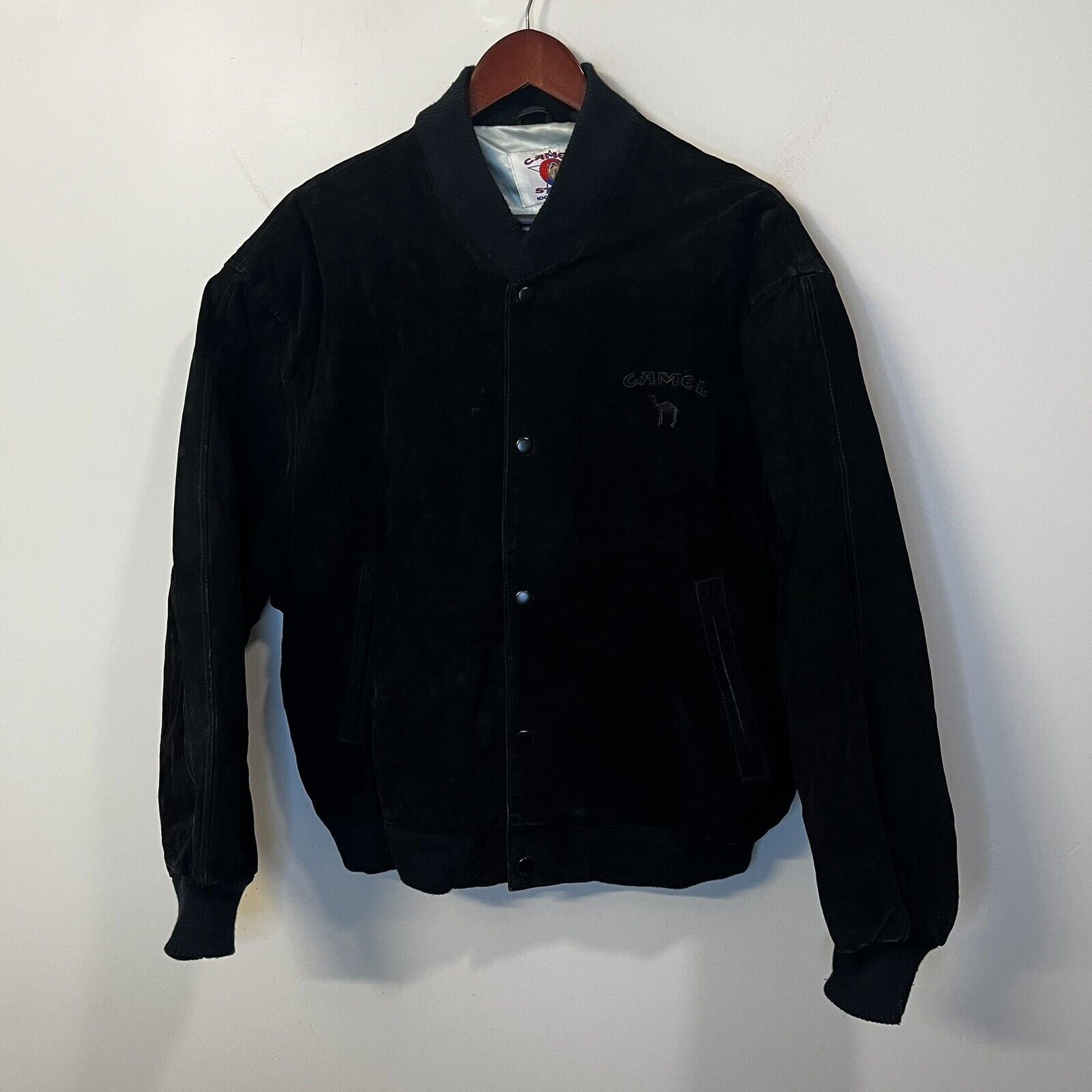 Vintage Vintage Camel Cigarettes Leather Bomber Jacket Joe Camel | Grailed