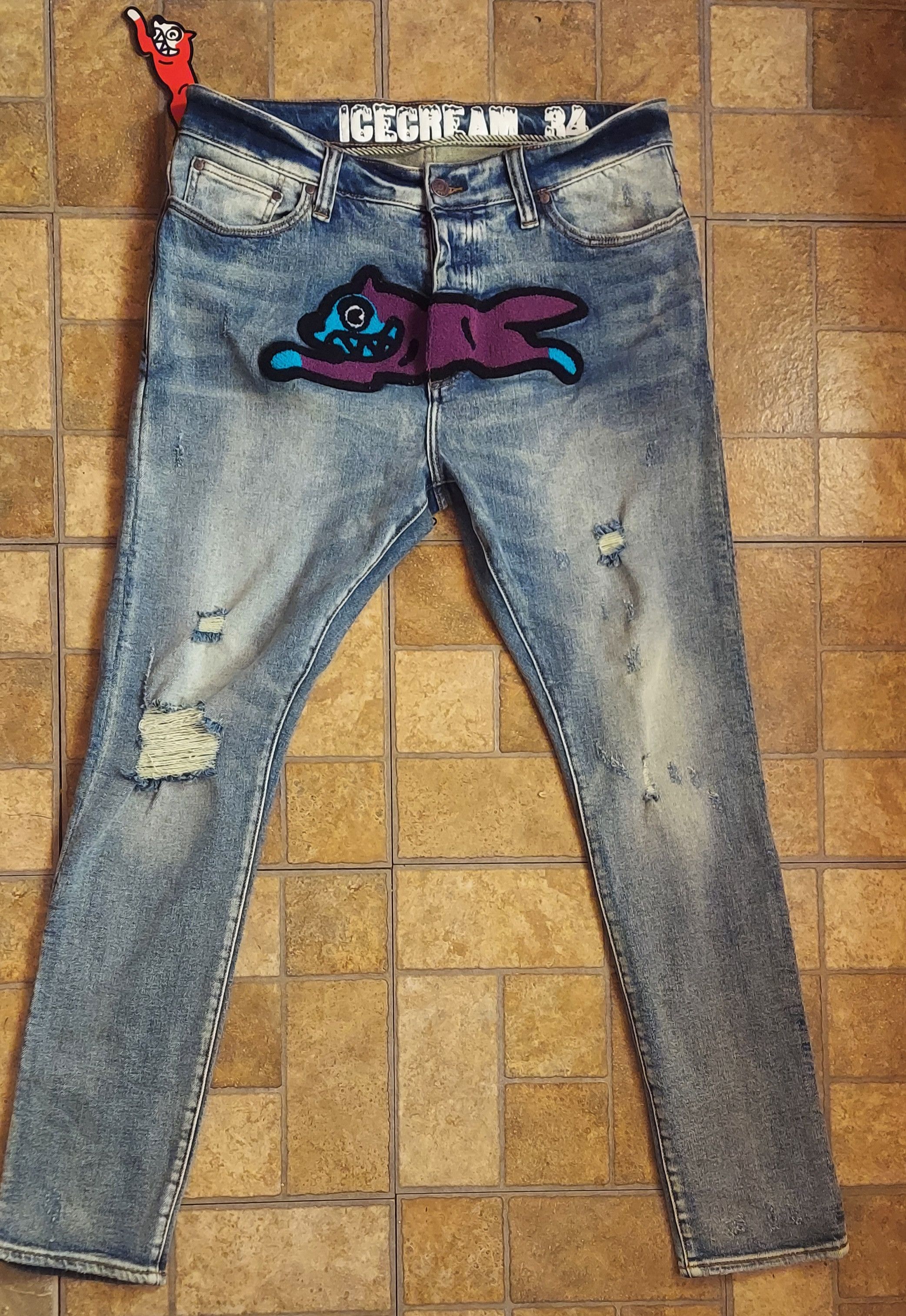 Billionaire Boys Club Ice Cream Jeans Blue Medium Wash | Grailed