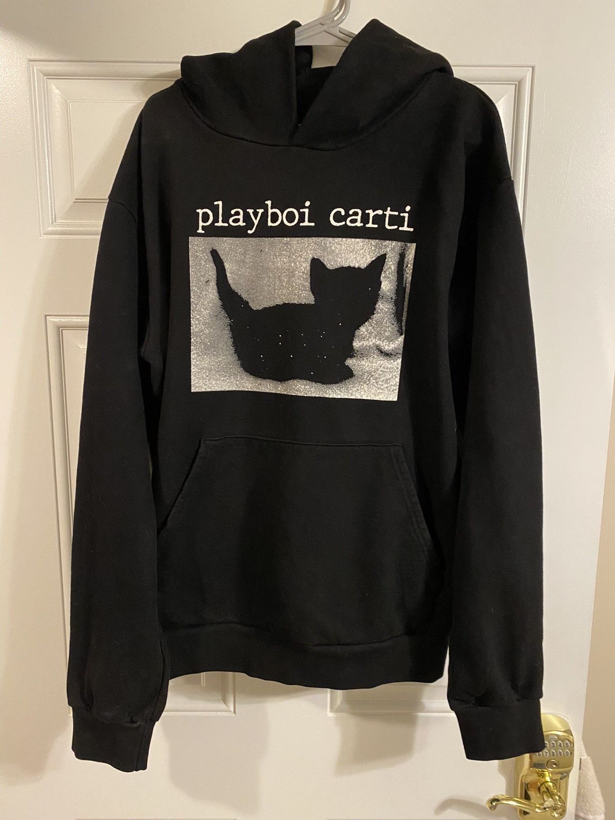 Playboi Carti Playboi Carti Black Cat Hoodie Whole Lotta Red Merch ...