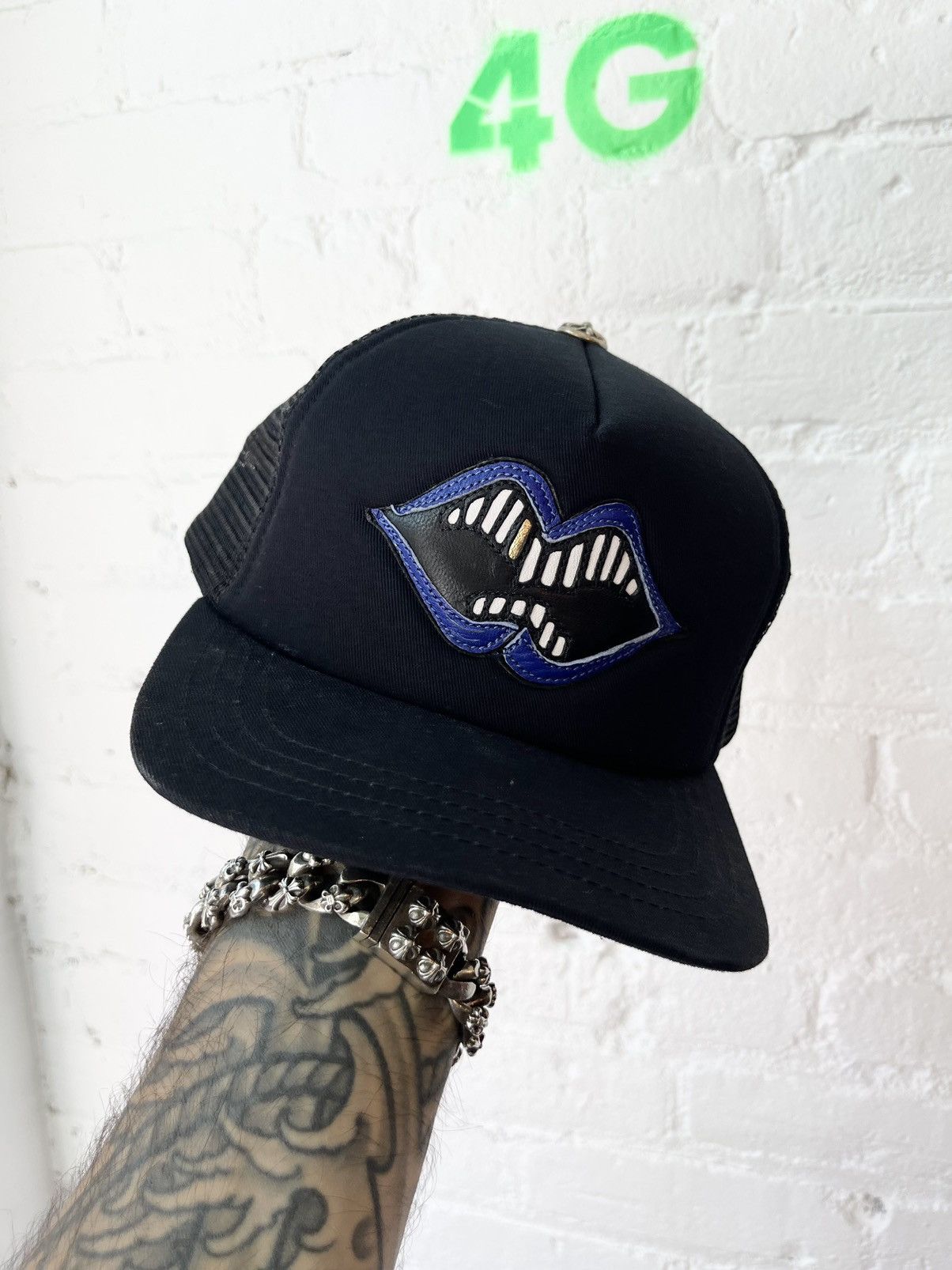Chrome Hearts Chrome Hearts Matty Boy BLUE CHOMPER Hat | Grailed