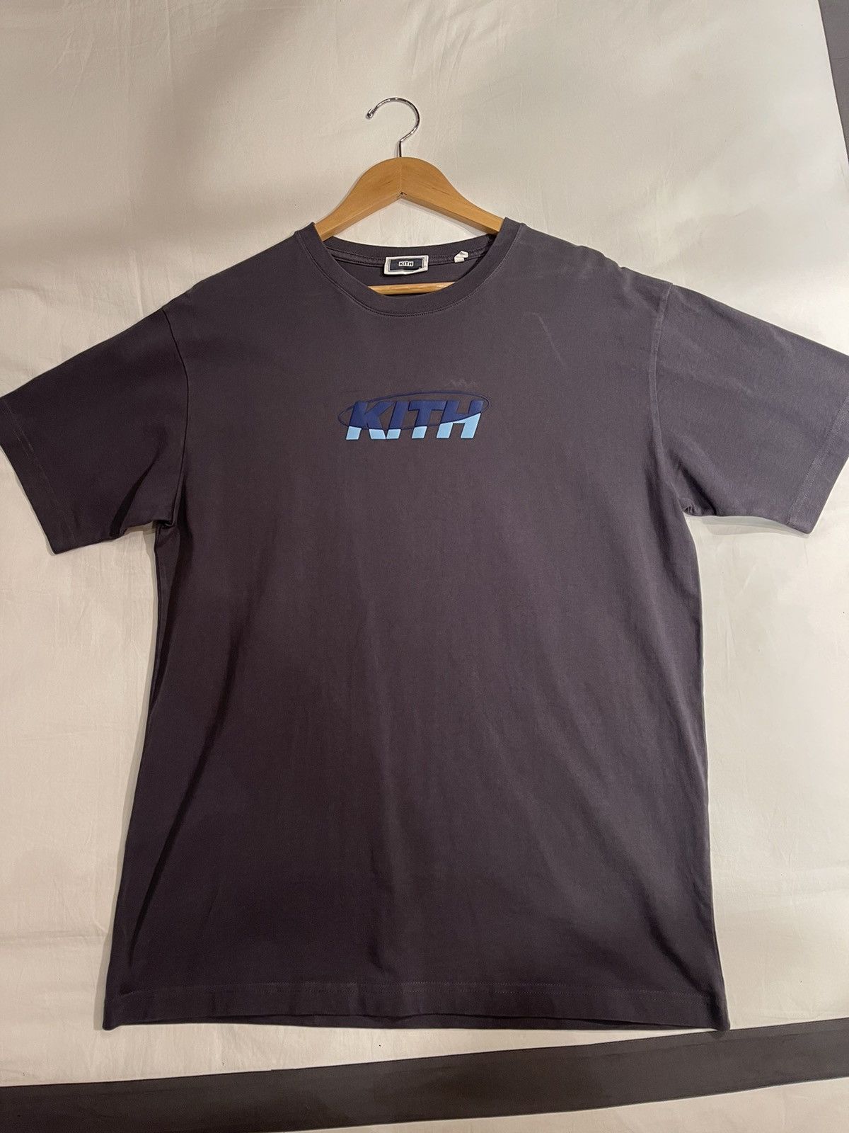 Kith Kith Blue Logo T-Shirt | Grailed