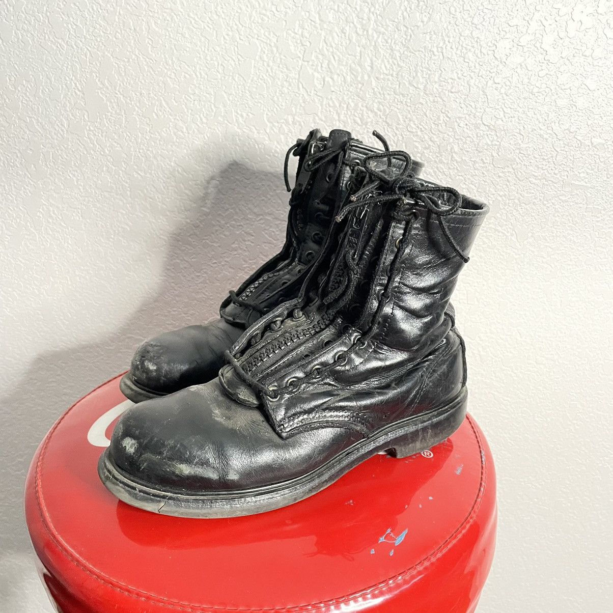 Red Wing × Vintage Red Wing Combat Boots Made in USA 1990s | Grailed