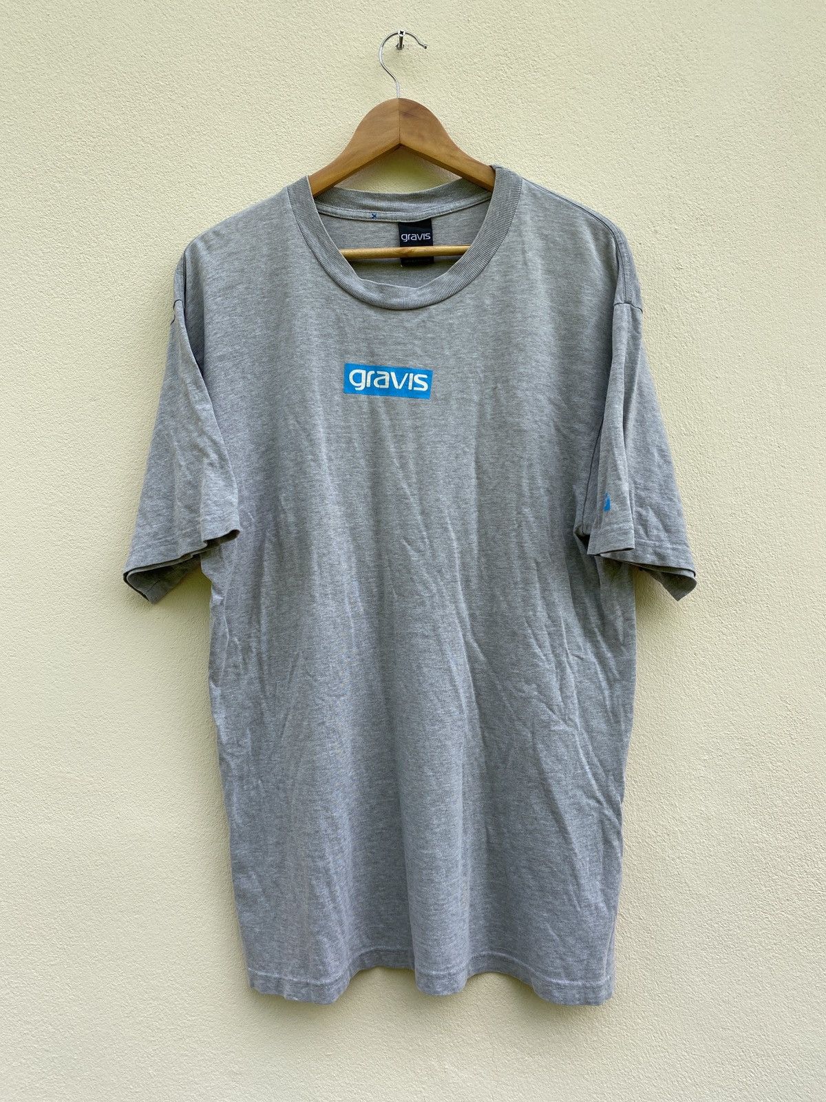Gravis × Vintage Vintage 90s Gravis Box Logo Supreme inspired Logo Tee ...