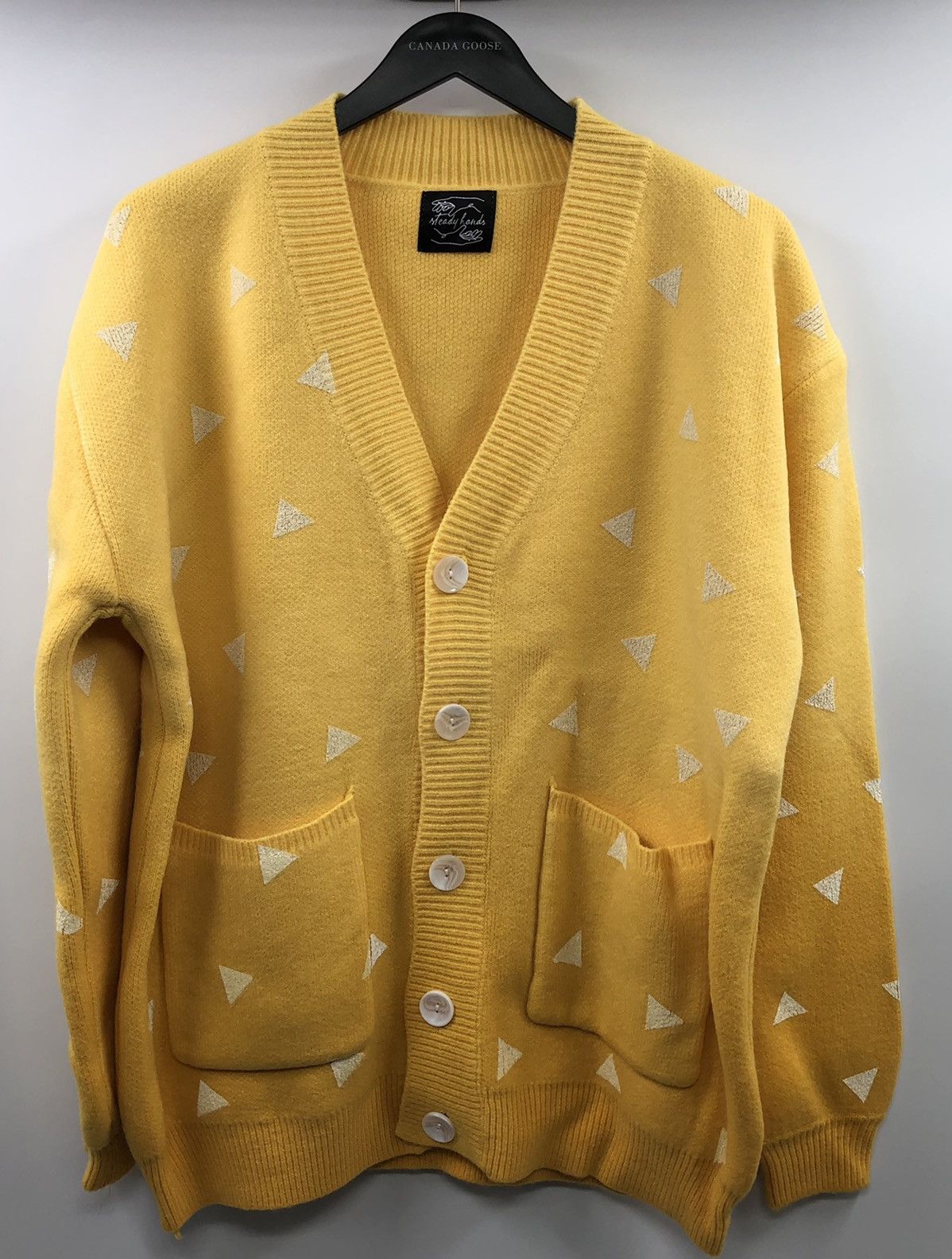 Steady Hands Steady Hands Zenitsu Yellow Gradient Cardigan | Grailed