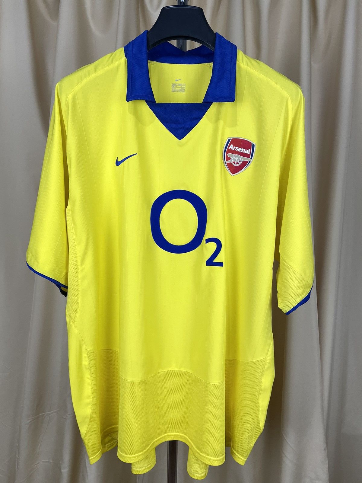 Nike × Vintage Rare🔥 Nike arsenal O2 vintage jersey 3XL 2003 2004 | Grailed