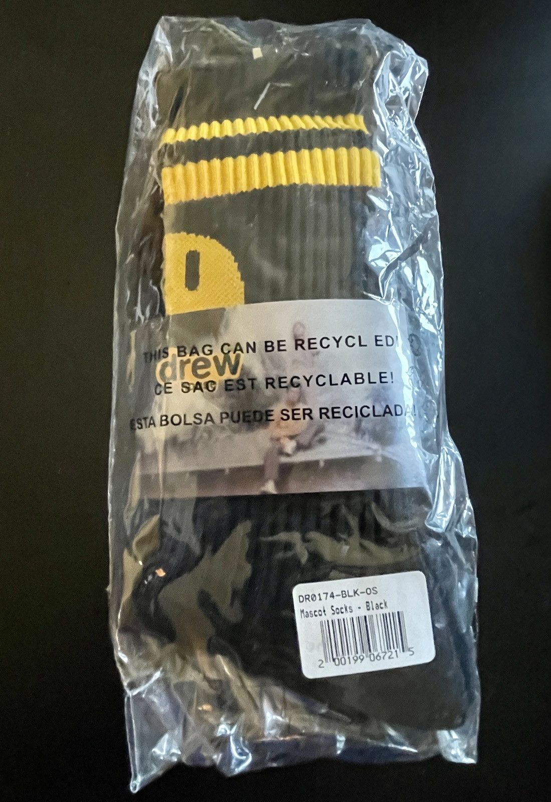 Drew House Drew House Black Mascot Socks | Grailed