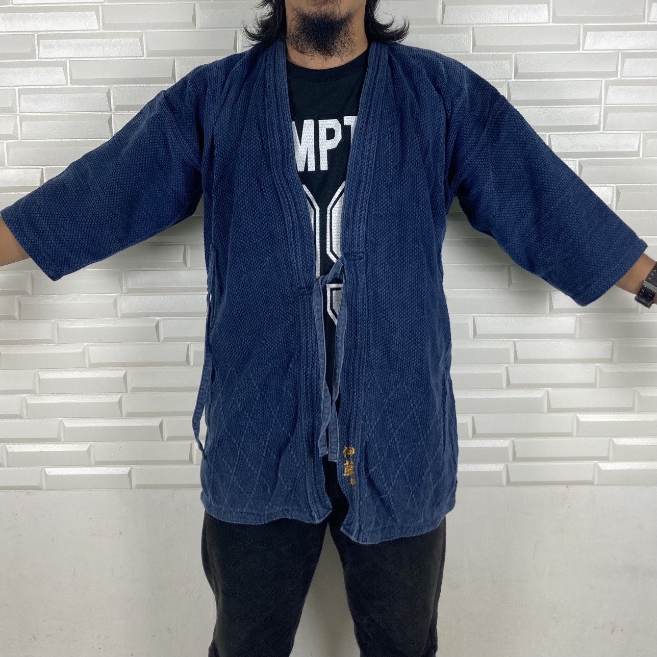 Japanese Brand × Kimono Japan Dragon 👉🏽FINALDROP👈🏽 VTG INDIGO NORAGI ...