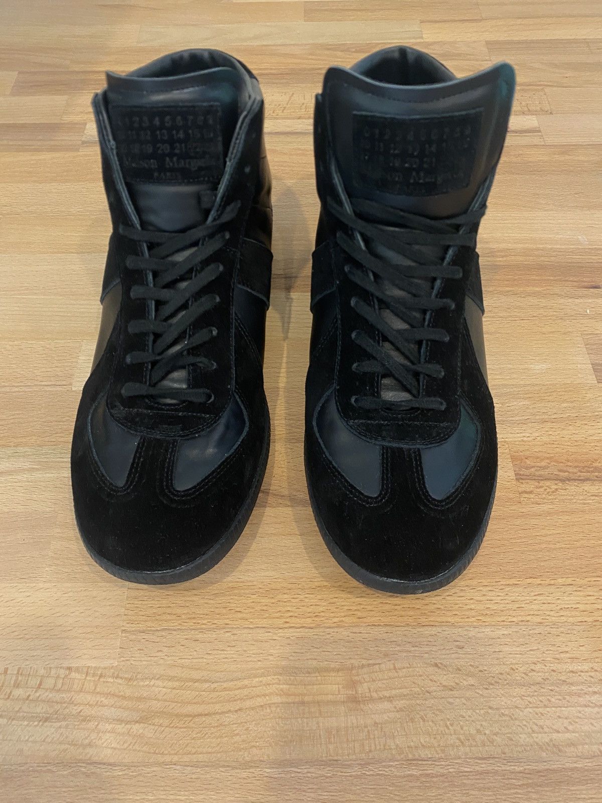 Maison Margiela Maison Margiela high top Replica GAT’s Black | Grailed