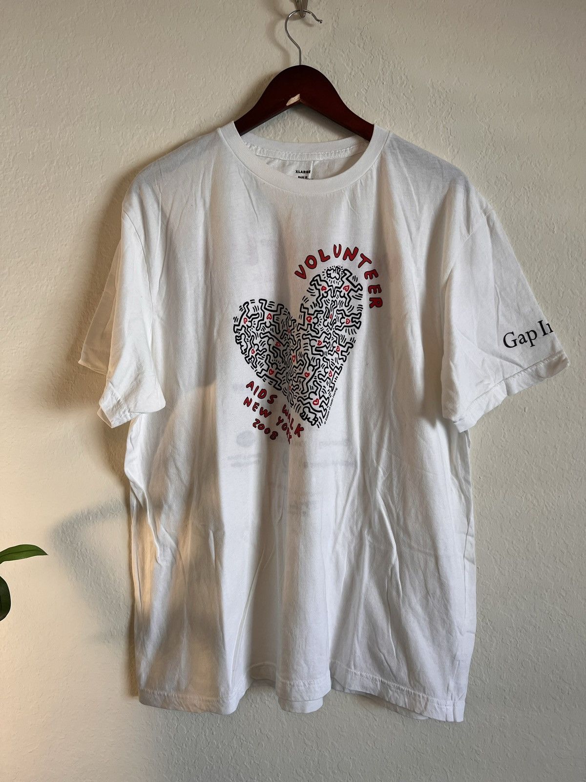 Vintage 2008 Keith Haring AIDS walk New York tee | Grailed