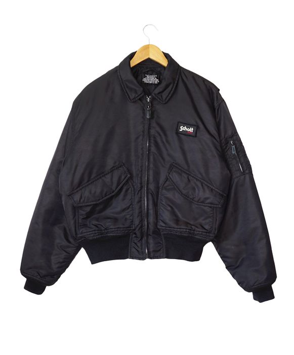 Schott Schott CWU-R Vintage 90s Bomber Military Jacket | Grailed