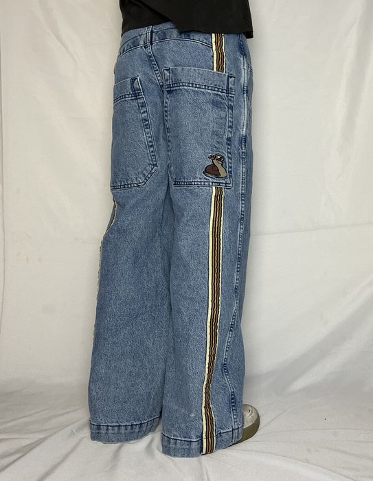 Vintage Very rare vintage y2k JNCO Slug wide leg embroidered pants ...