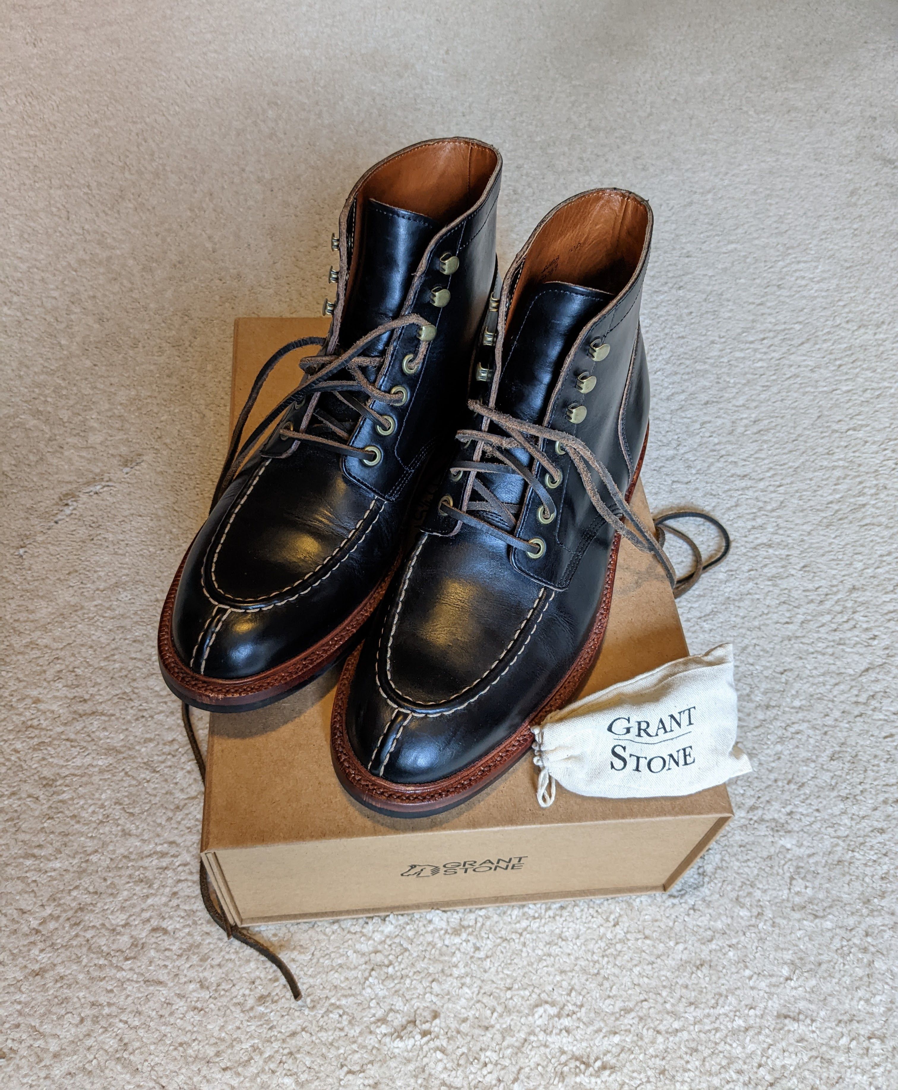 Grant Stone Ottawa Boot Black Chromexcel | Grailed