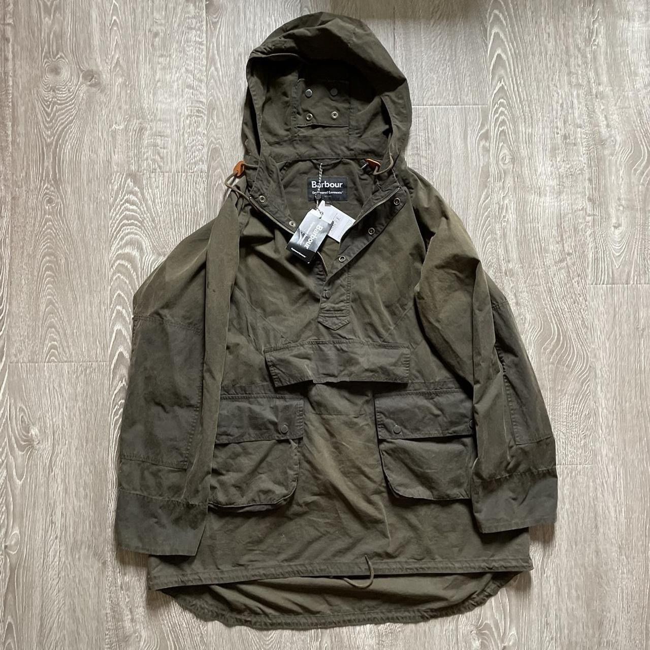 Engineered Garments Engineered Garments x Barbour waxed cotton smock ...