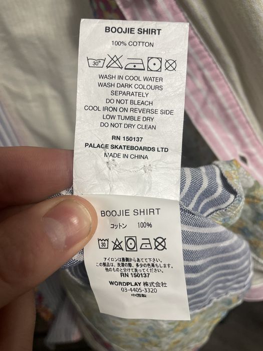Palace Palace boojie shirt (fw20) | Grailed