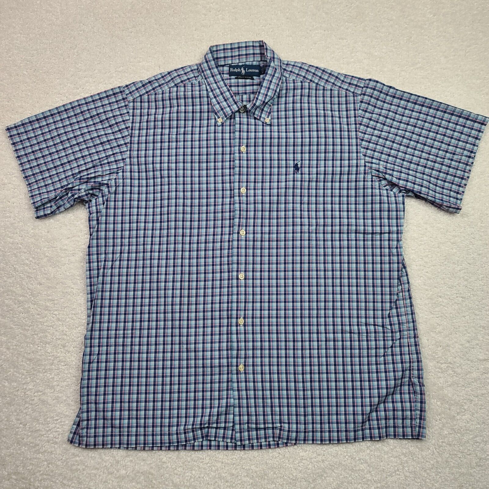Polo Ralph Lauren Polo Ralph Lauren Button Down Shirt Men's Large Blue ...