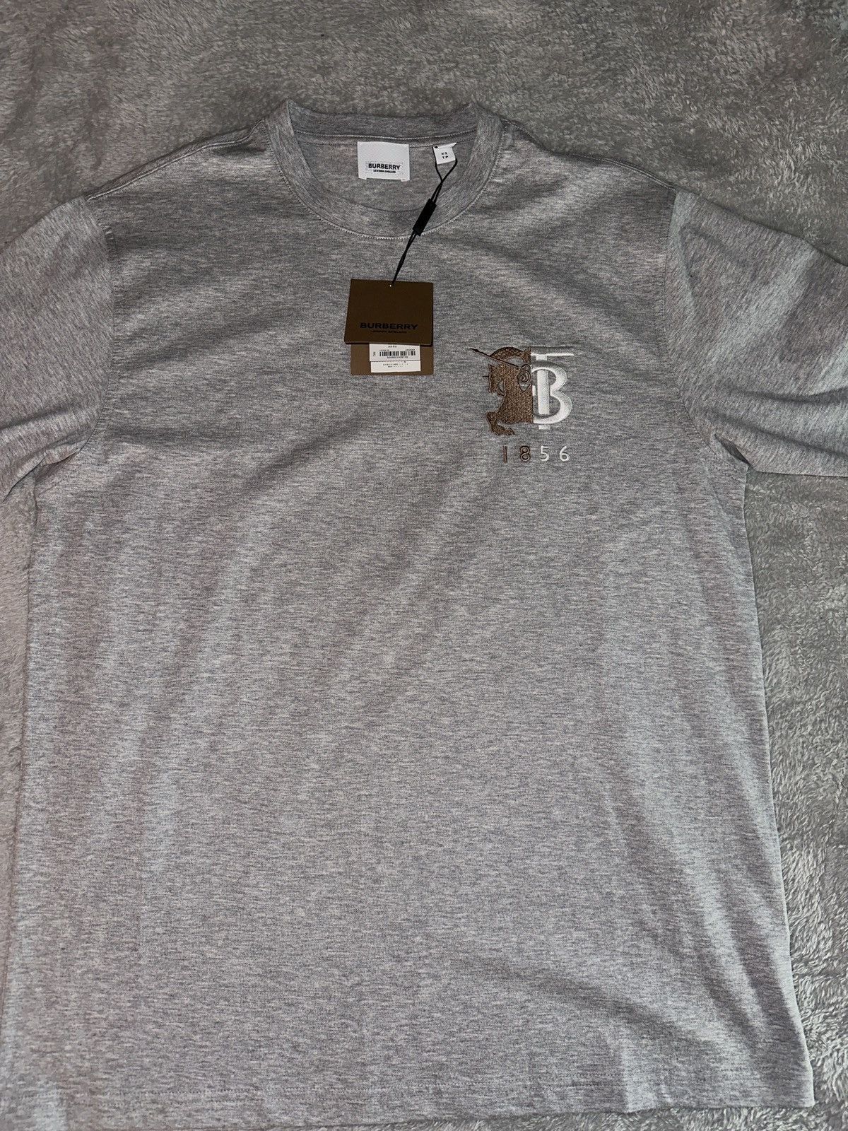Burberry Burberry Grey 1856 Logo T Shirt | Grailed