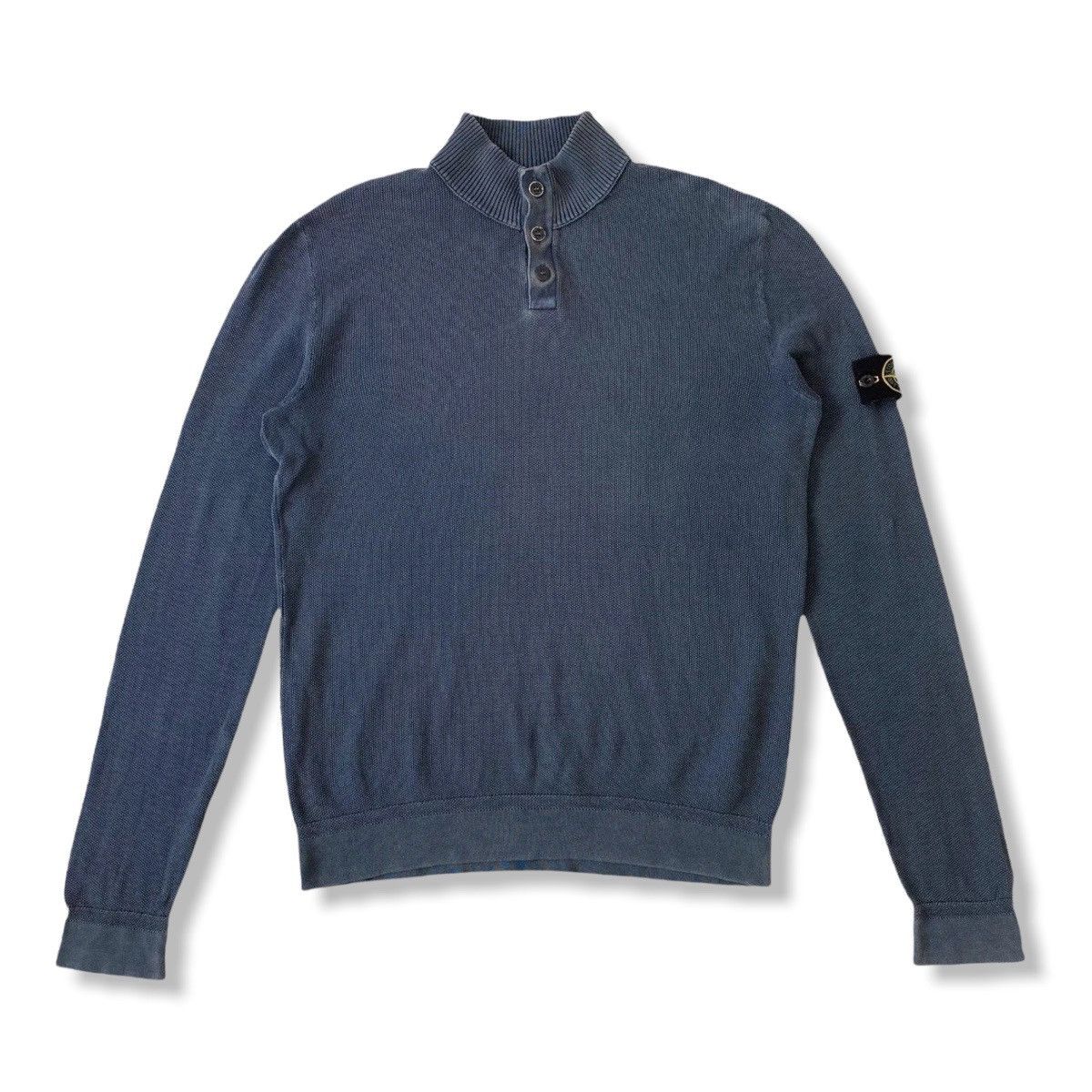 Stone Island Stone Island Button Half Sweat | Grailed