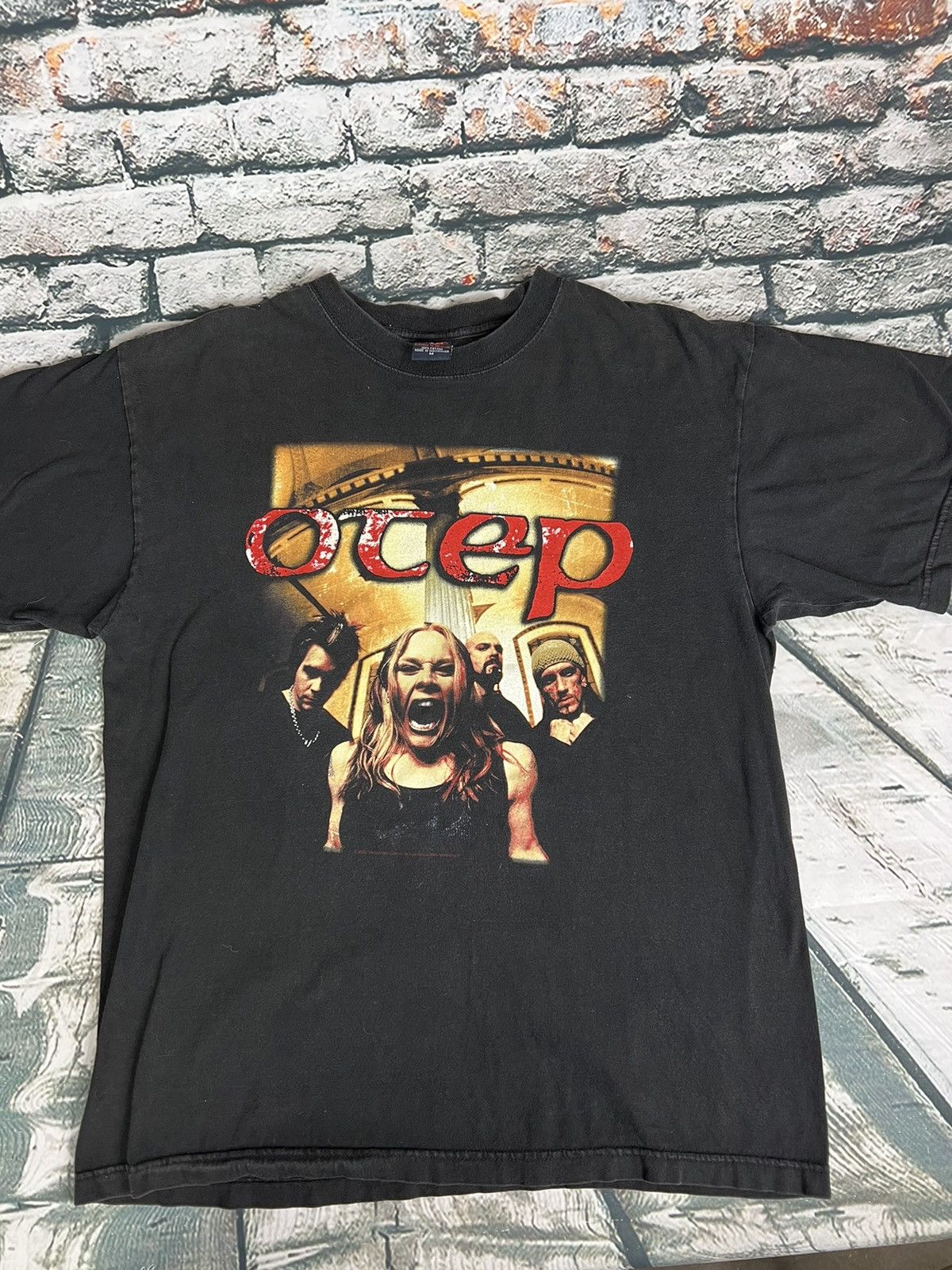 Vintage Vintage T-shirt M Otep Pit Boss Heavy metal Tour Shirt 2002 ...