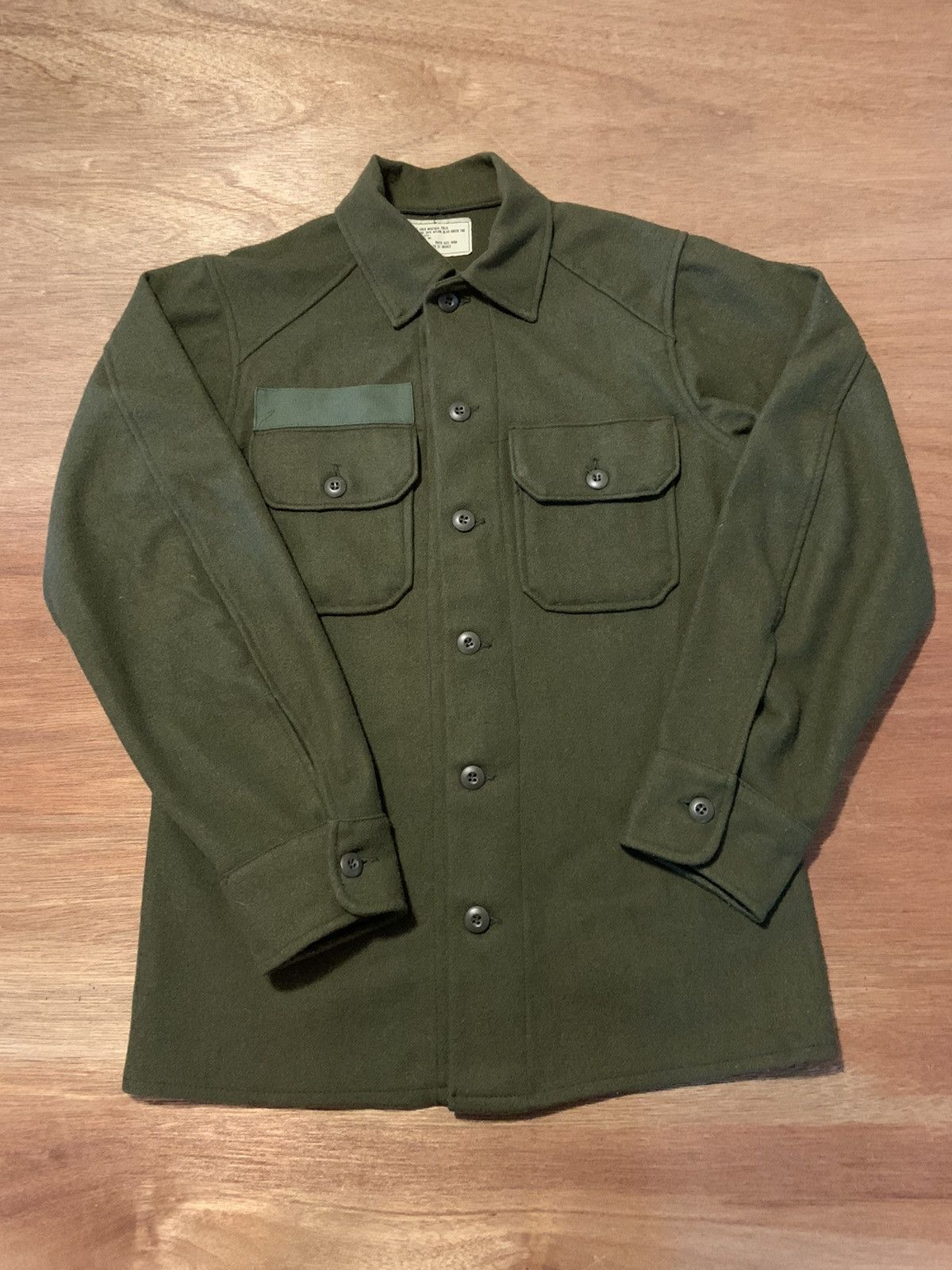 Vintage 1970s US Army Cold Weather Field Shirt OG 108 Wool 1977 | Grailed