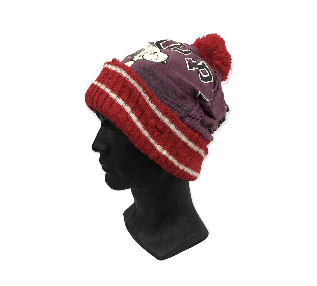 Peanuts Snoopy Bobble Beanie Hat | Grailed