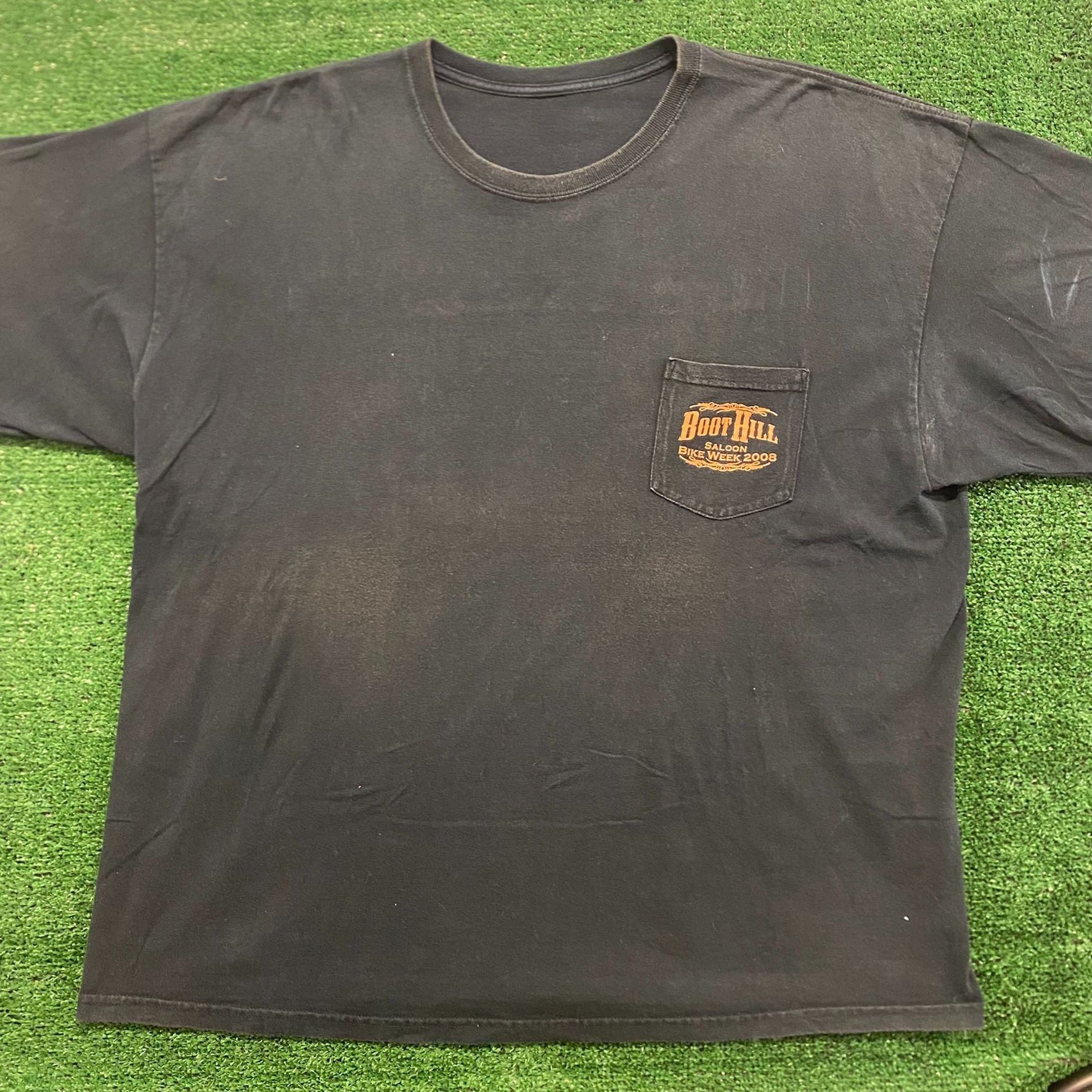 Streetwear × Vintage Boot Hill Saloon Vintage Biker Bar T-Shirt | Grailed