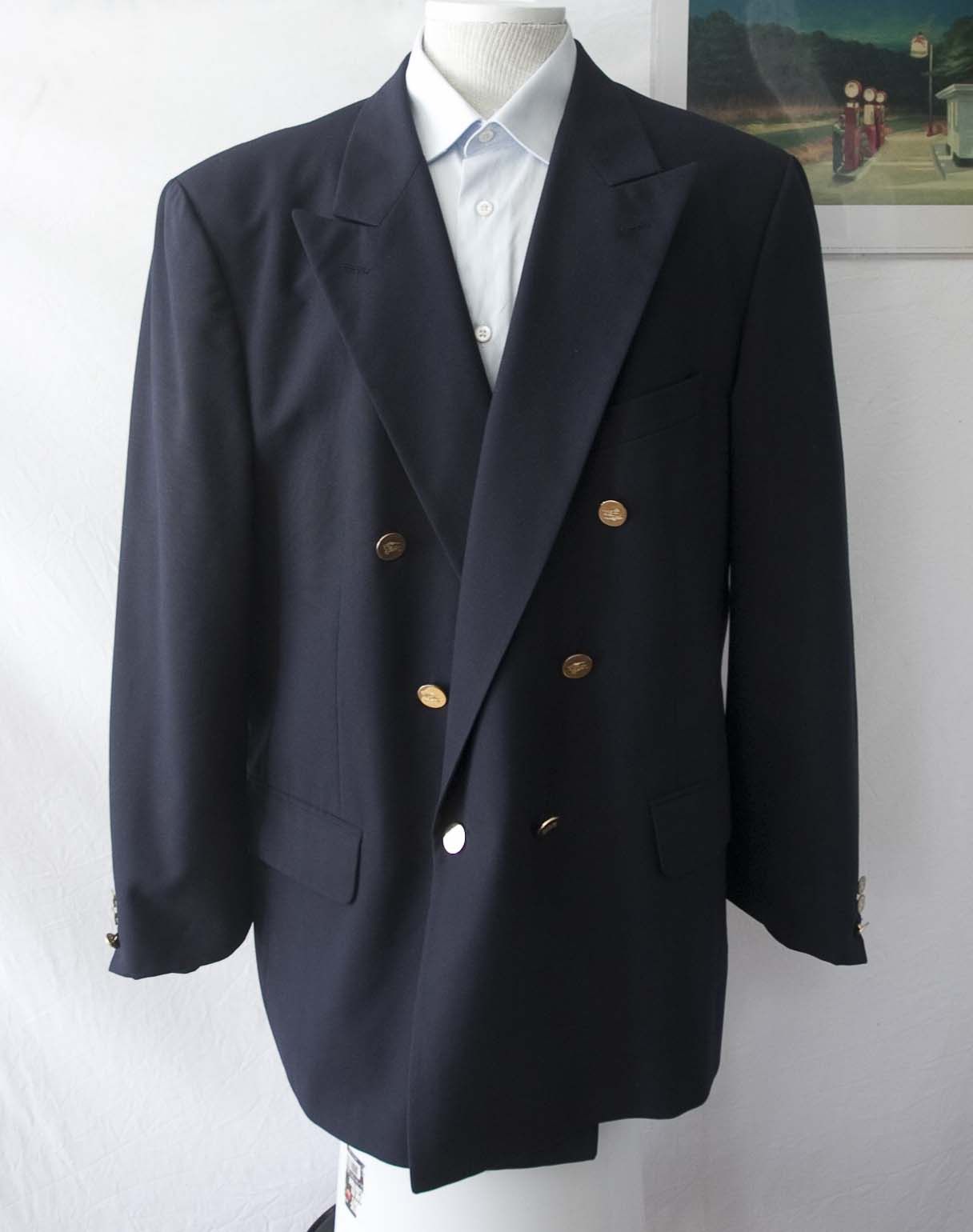 Burberry × Vintage * Burberrys Jacket Gold Button Wool Vintage Size ...