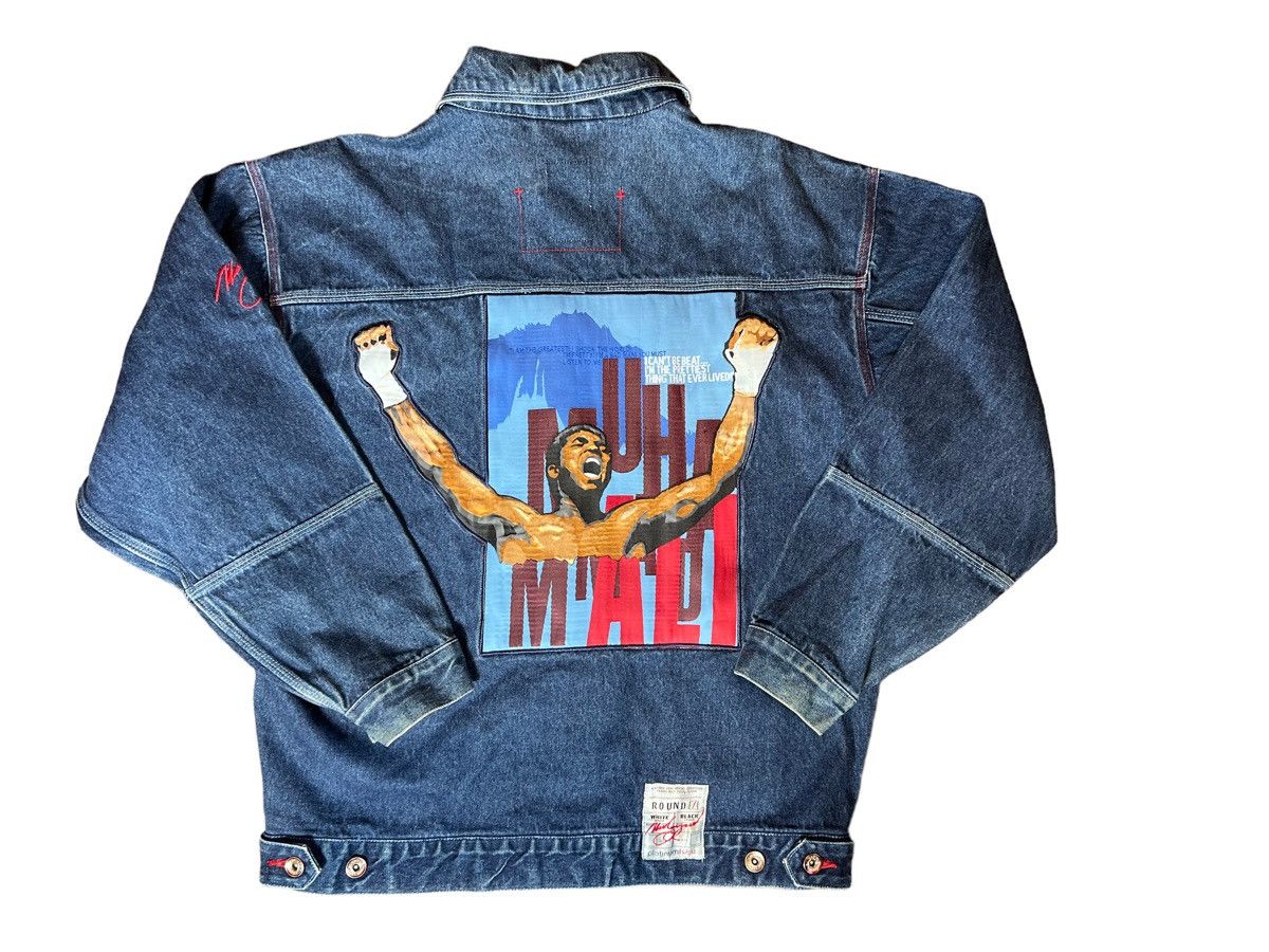 Fubu Vintage platinum FUBU jacket denim Muhammad Ali rare 2000’s | Grailed