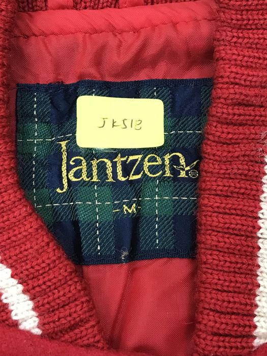 Vintage JK518 Jantzen Varsity Jacket Embroidery Logo wool Jacket | Grailed