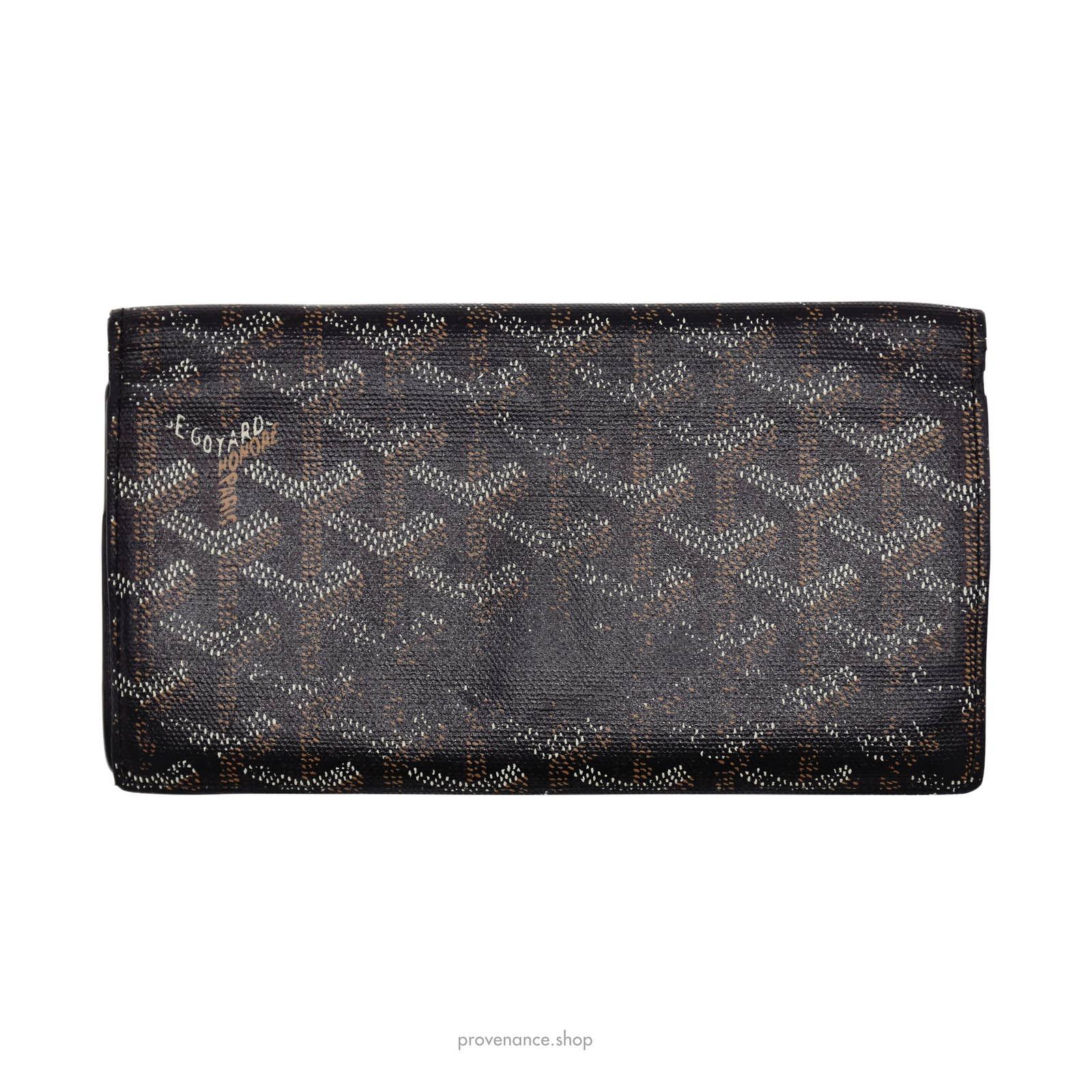 Goyard 🔴 Goyard Richelieu Long Wallet - Black Goyardine | Grailed