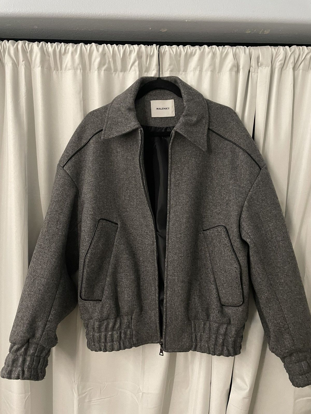 AMI Ami wool zip up jacket x Korean brand | Grailed