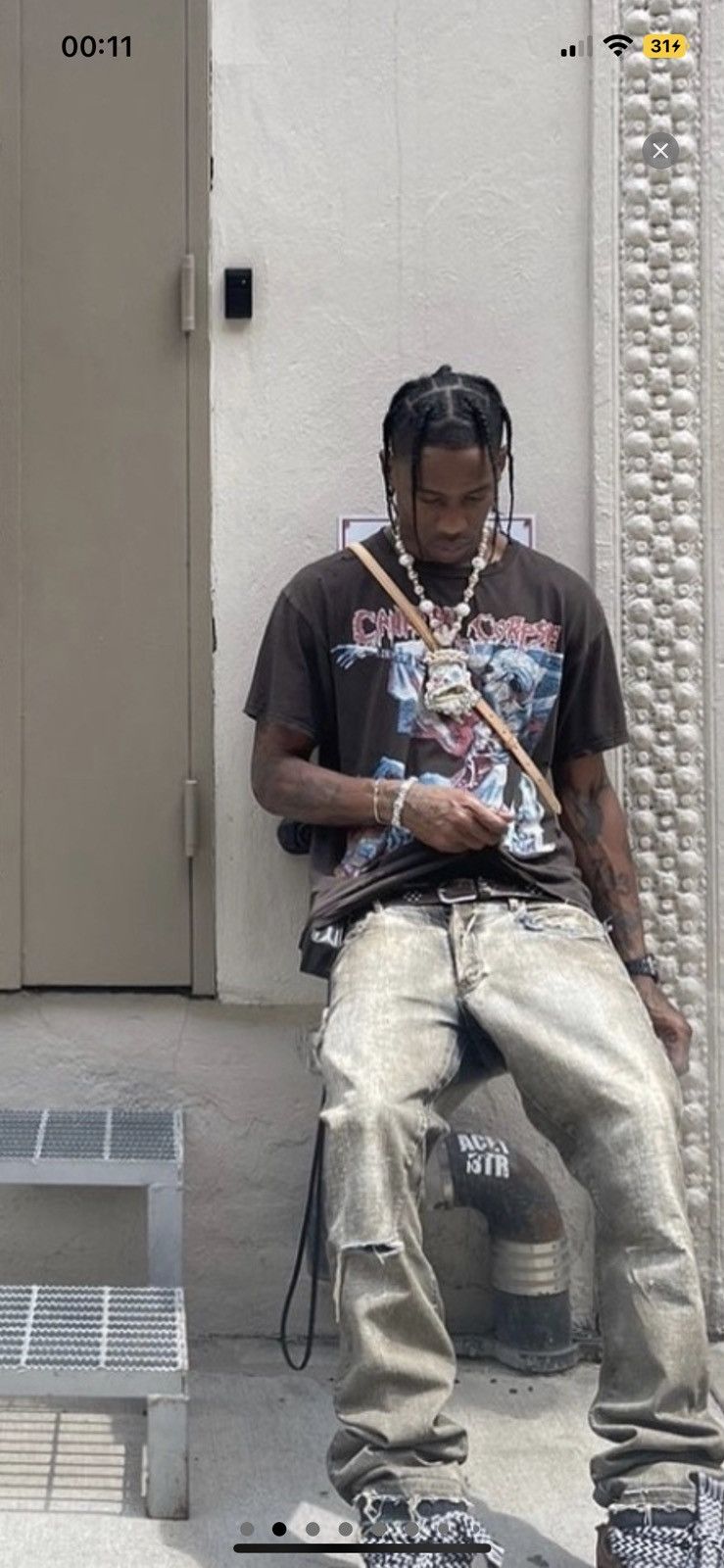 Vintage Travis Scott vintage cannibal corpse tee Y2K | Grailed
