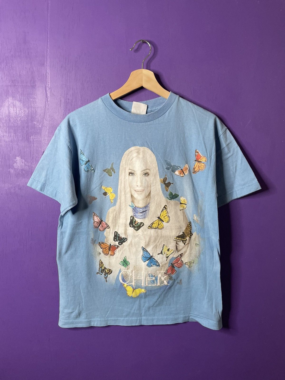 Band Tees × Vintage Vintage 2003 Cher farewell tour butterfly t-shirt ...