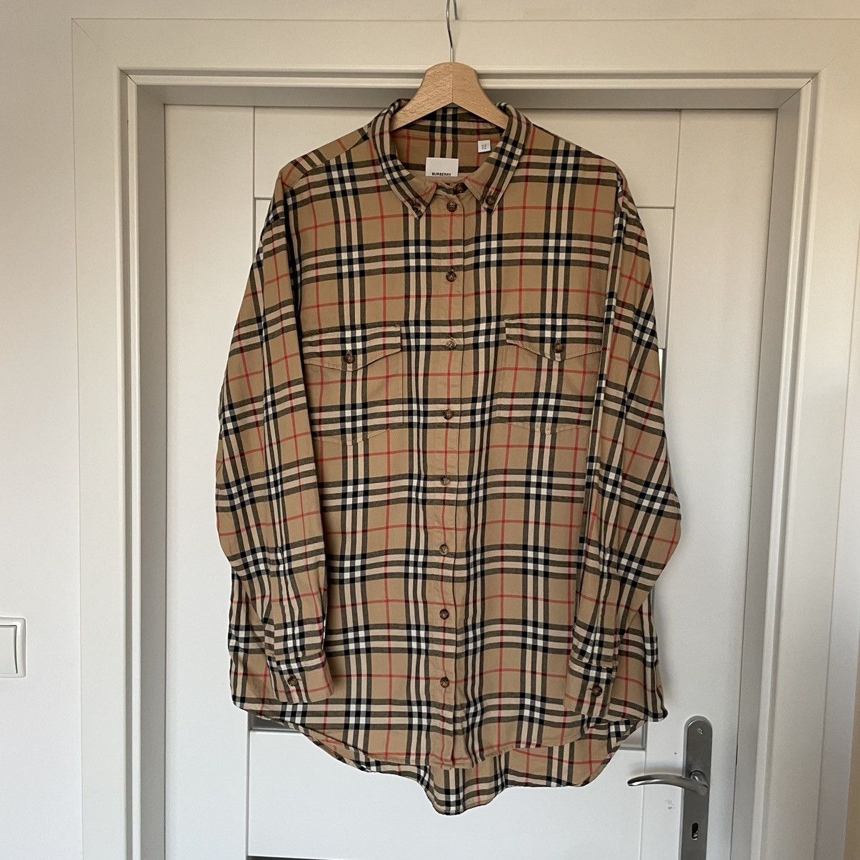Burberry Burberry button up shirt vintage nova Check new collection L ...
