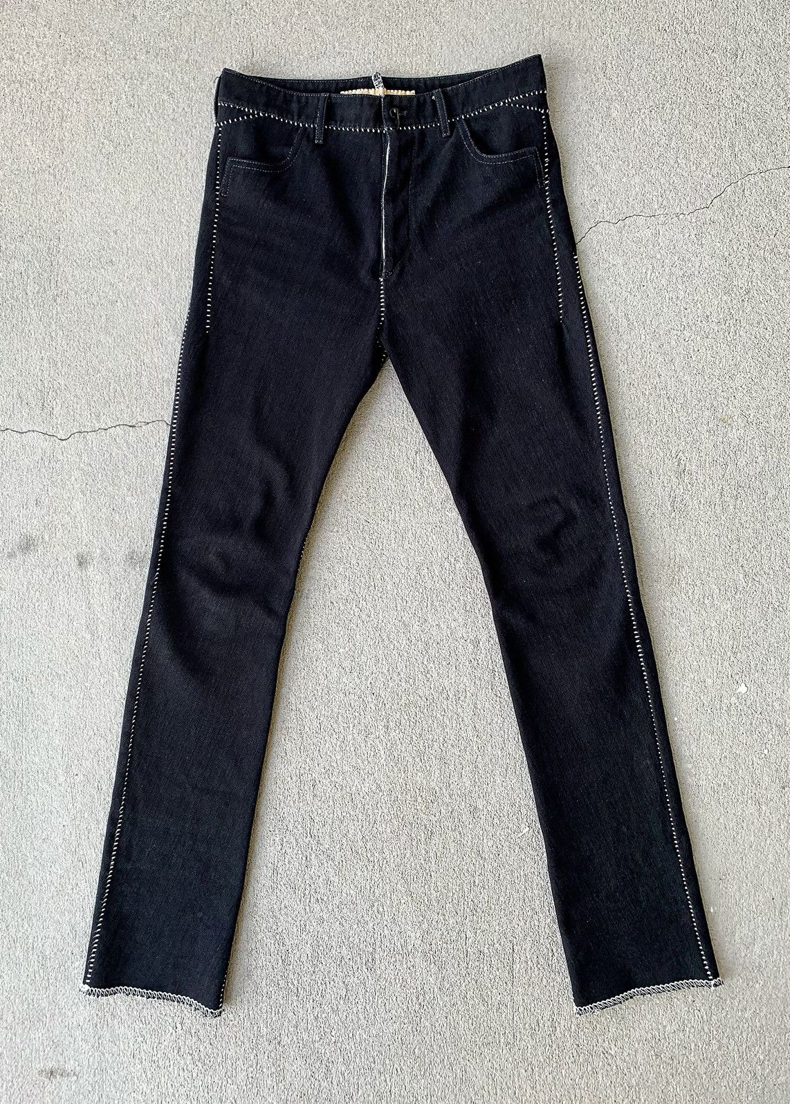 Carol Christian Poell Carol Christian Poell - Dead End Overlock Denim ...