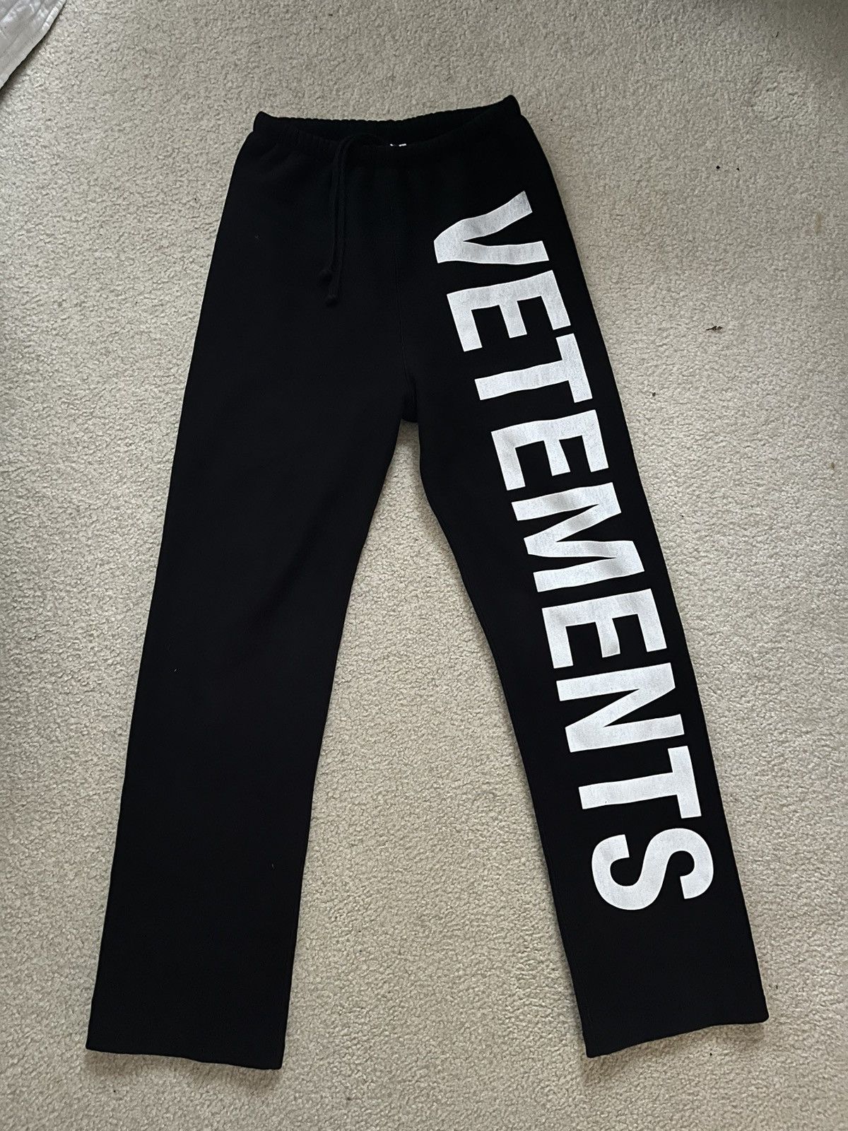 Vetements Vetements Big Logo Sweatpants | Grailed
