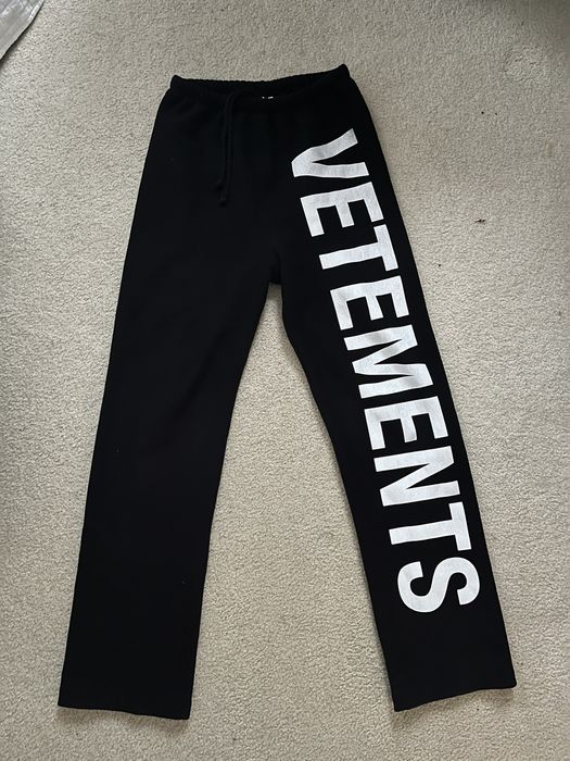 Vetements Vetements Big Logo Sweatpants | Grailed