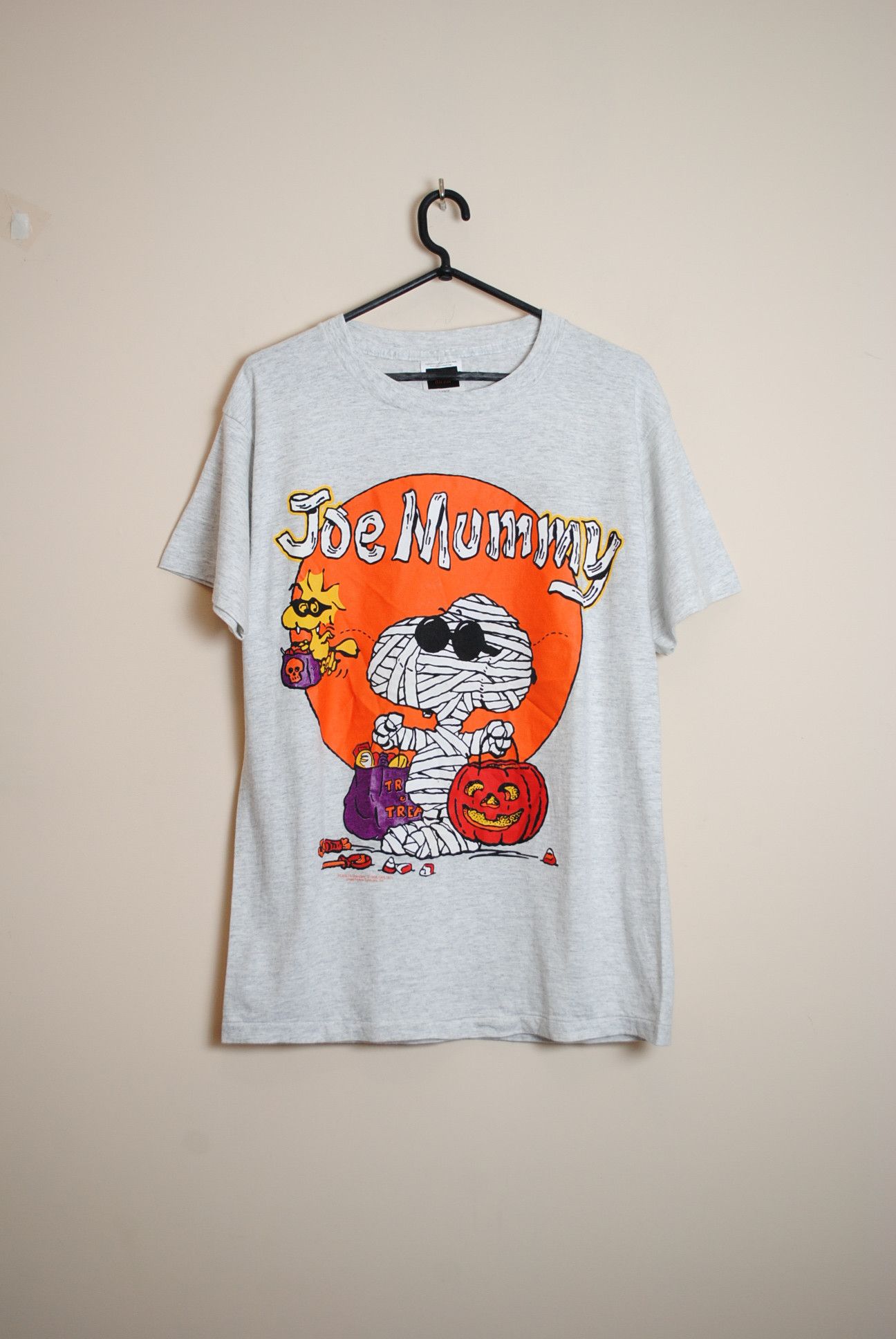 Vintage Peanuts Joe Mummy Vintage 90's Single Stitch T-Shirt | Grailed